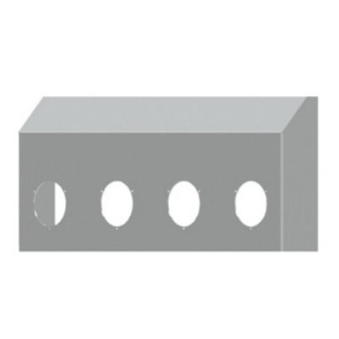 Peterbilt Shock Box Cover w/ (4) 4" Light Holes - Iowa Customs - V-Max ...